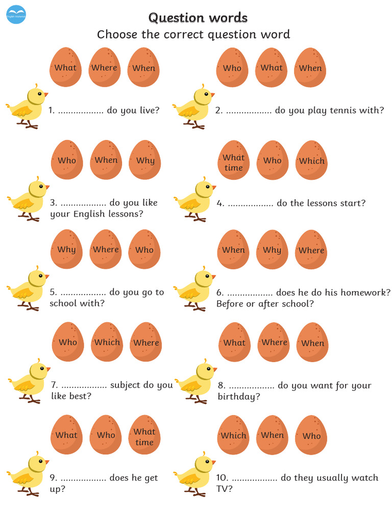 Question words | PDF