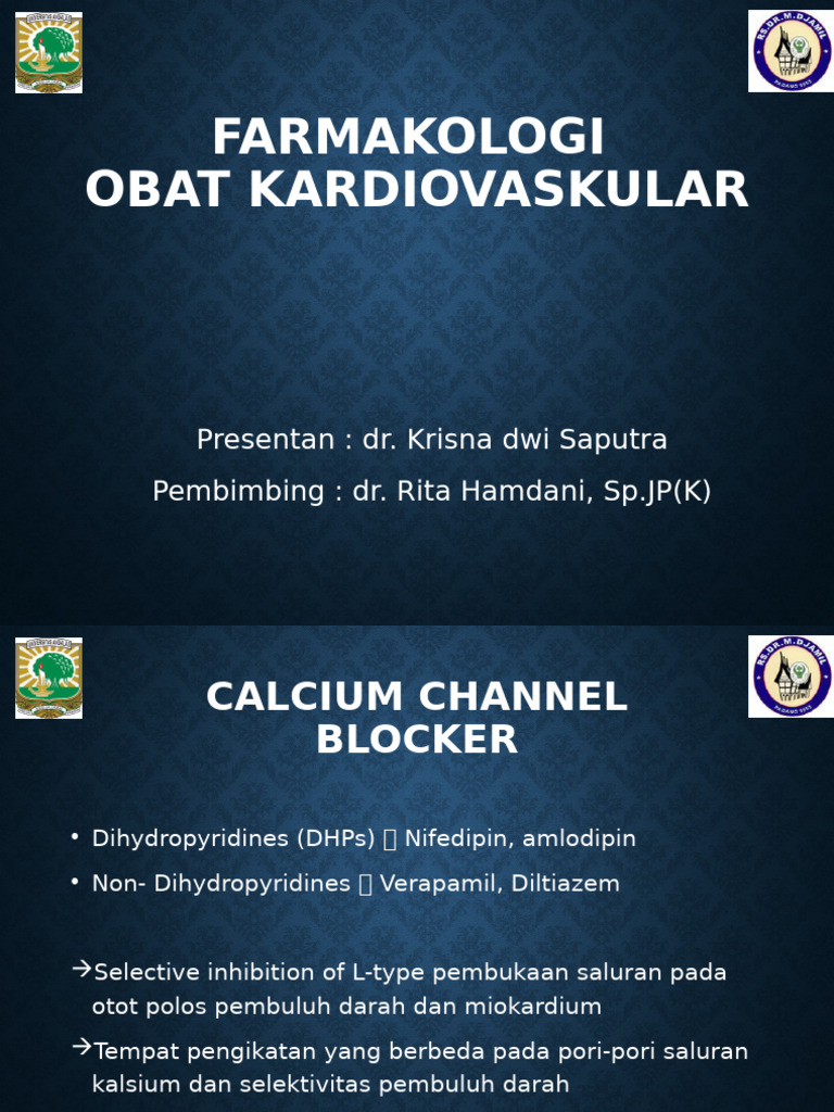 Farmakologi Obat Kardiovaskular Krisna Dwi Saputra | PDF