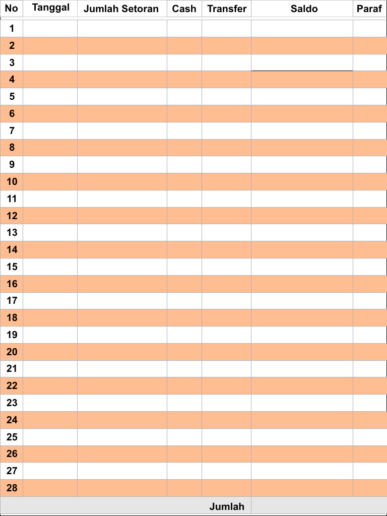 File Format Tabungan Umroh | PDF