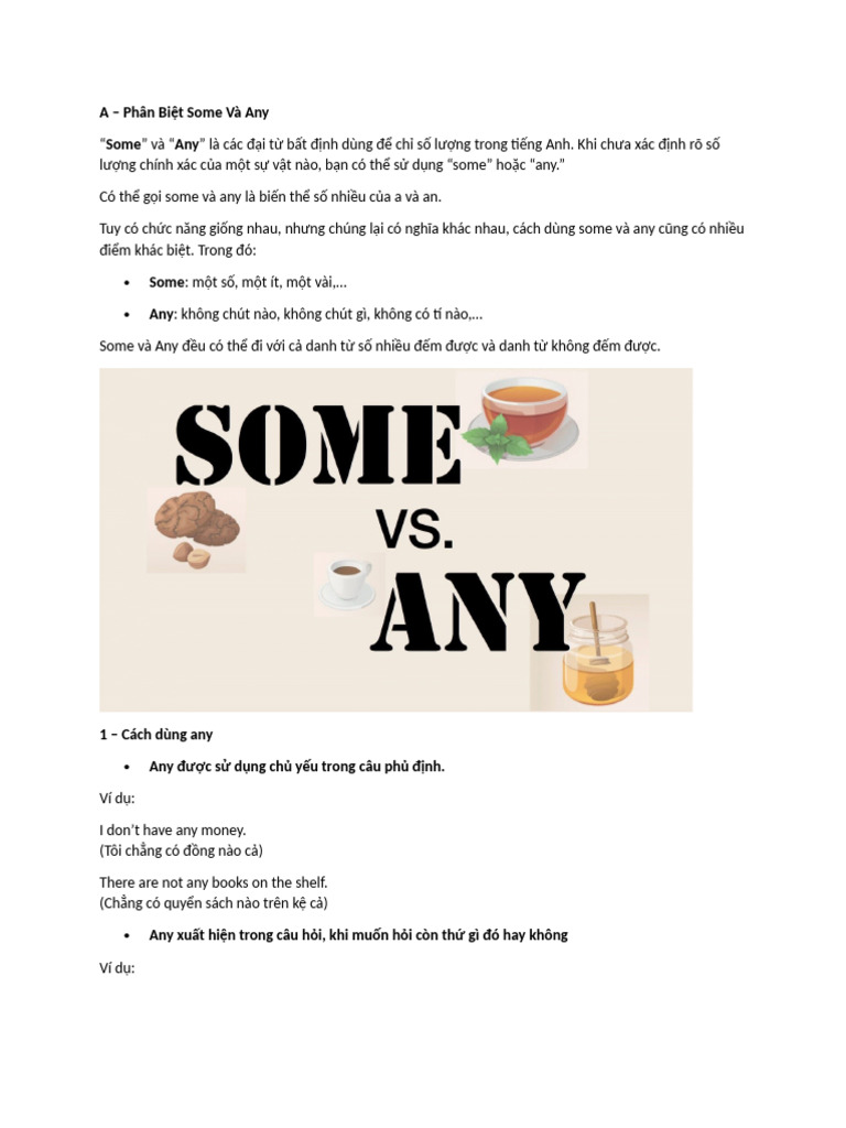 Some Any | PDF