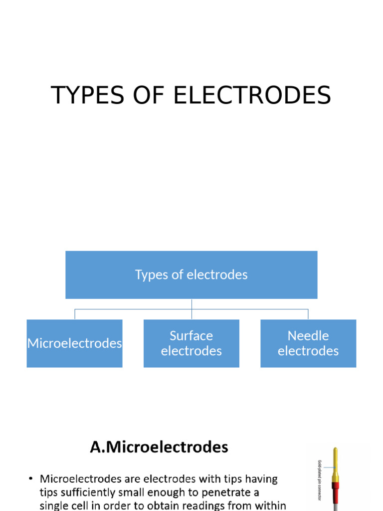 Types of Electrodes | PDF