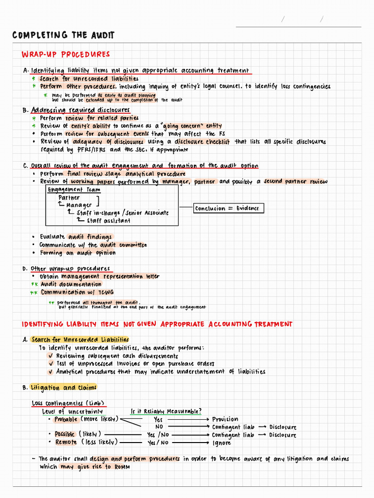 13 Completing The Audit | PDF