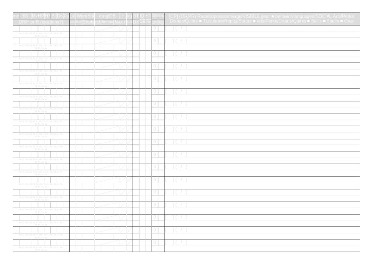 GURPS Combat Grid | PDF
