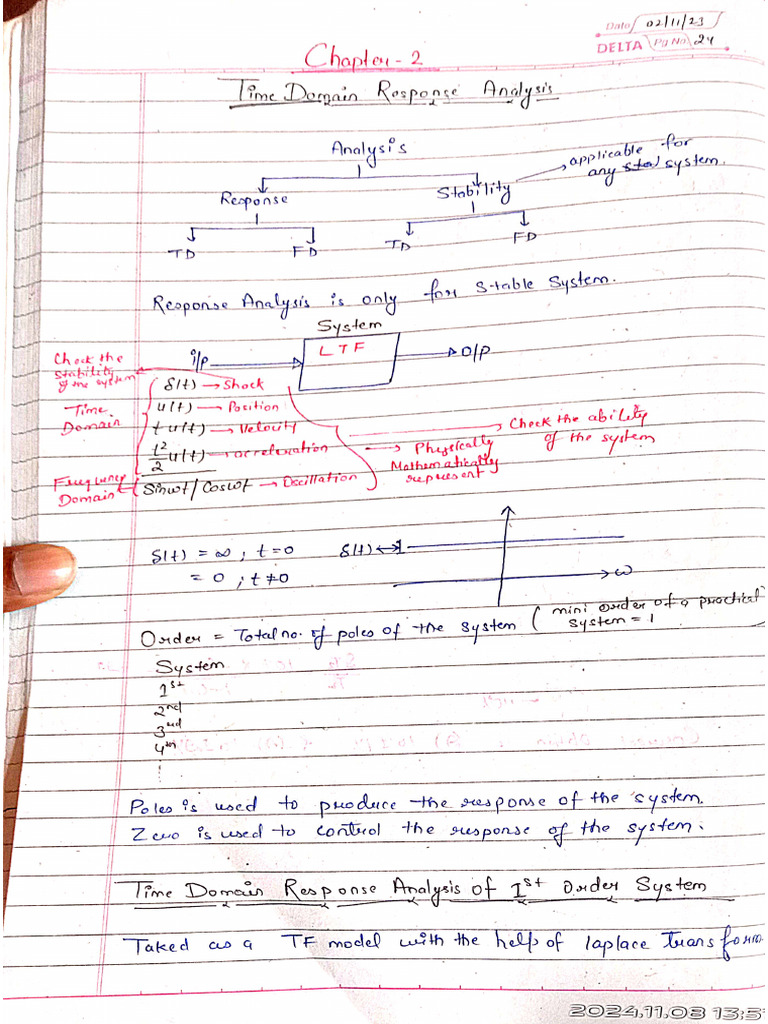 Time Domain Response Analysis | PDF