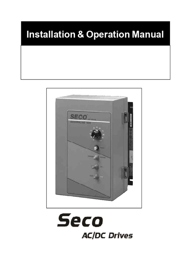 Q7000-Quadraline Installation en-US RevB | PDF | Electric Motor ...