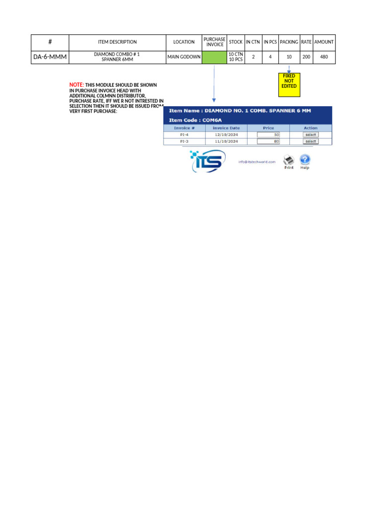 POS INVOICE FORMATE | PDF