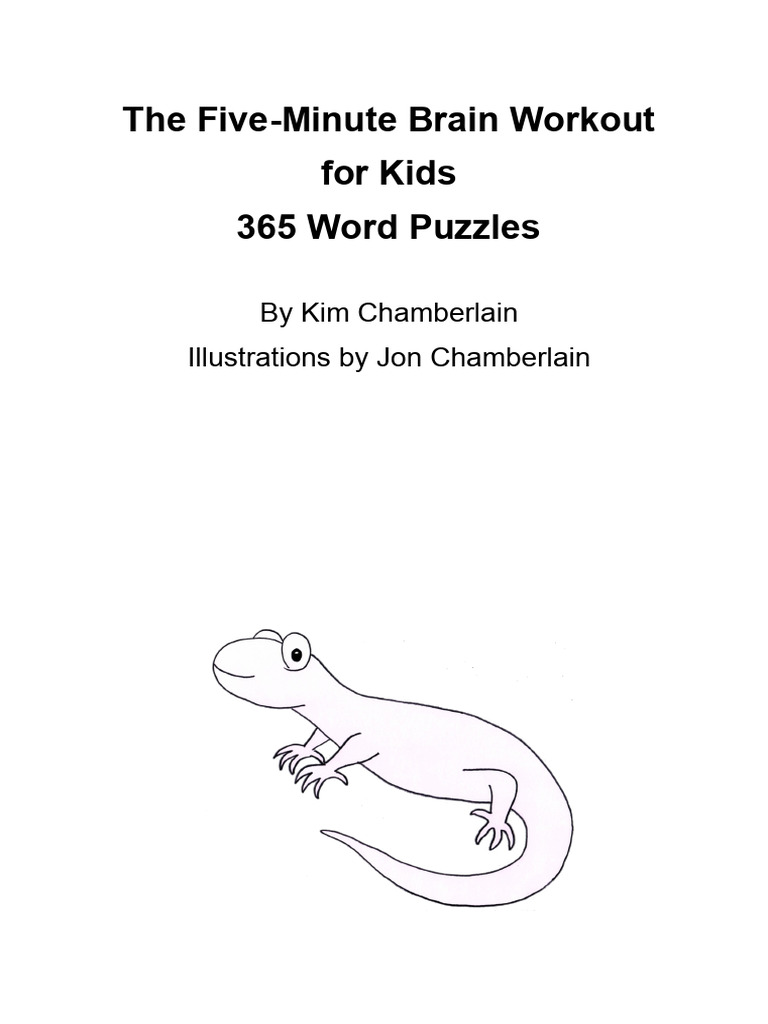 Brain Workout Puzzles for Kids | PDF | Part Of Speech | Linguistics