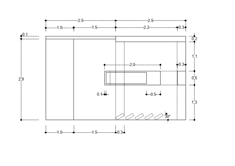 Plano de Planta Acotado (Solo Referencia de Medidas) | PDF