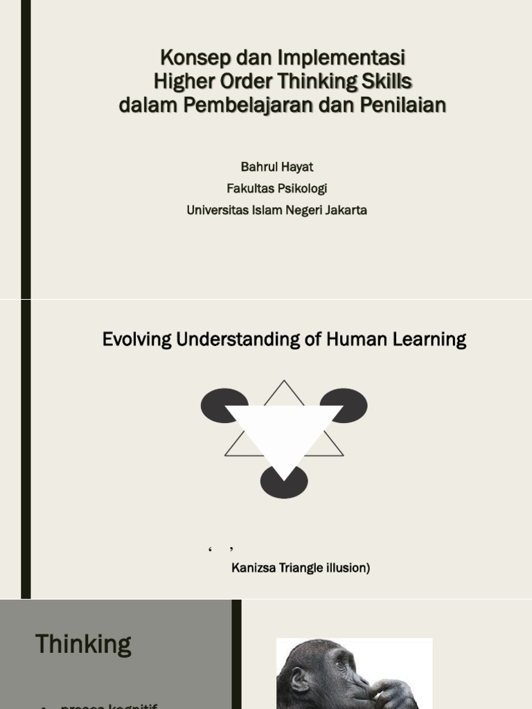 Konsep Dan Implementasi HOTS Dalam Kelas Direktorat SMA | PDF