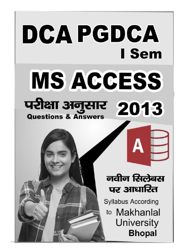 DCA PGDCA I Sem MS Access 2013 New Syallbus MCRPV_c7b93de1-c7c0-494d ...