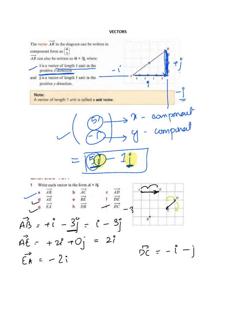 Understanding Vectors in Mathematics | PDF