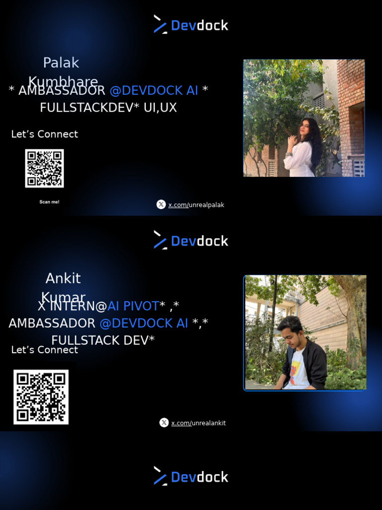 Devdock Final Presentation Ankit Palak | PDF