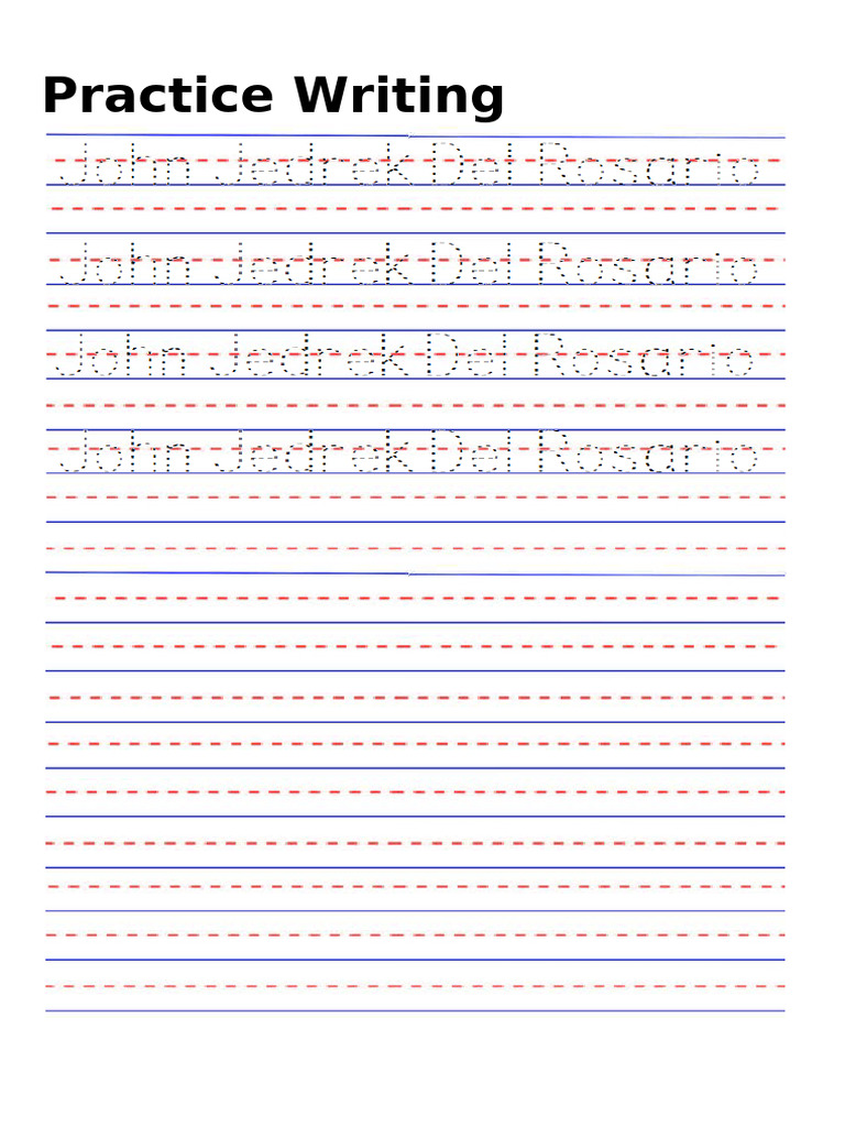 Practice Writing | PDF