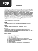 Notice Writing For Class 8 CBSE Format, Topics Ex 2 | PDF | Mathematics