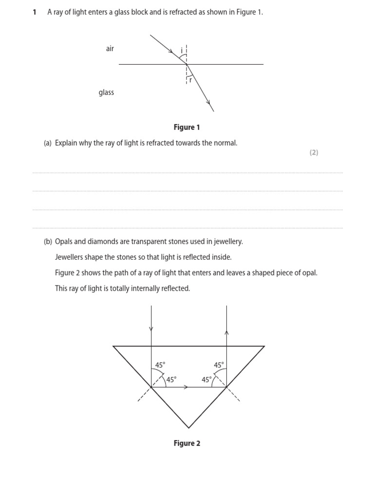 Light and Sound 2 QP | PDF