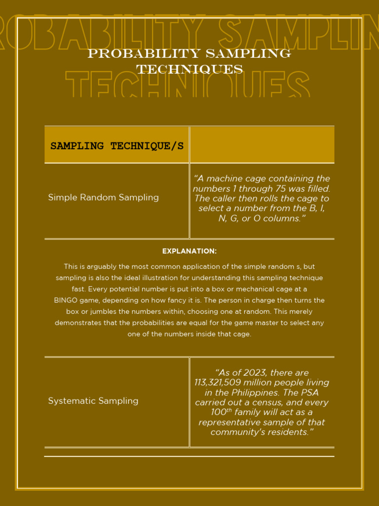 Activity 5 - Data Gathering and Sampling Techniques | PDF | Sampling (Statistics)