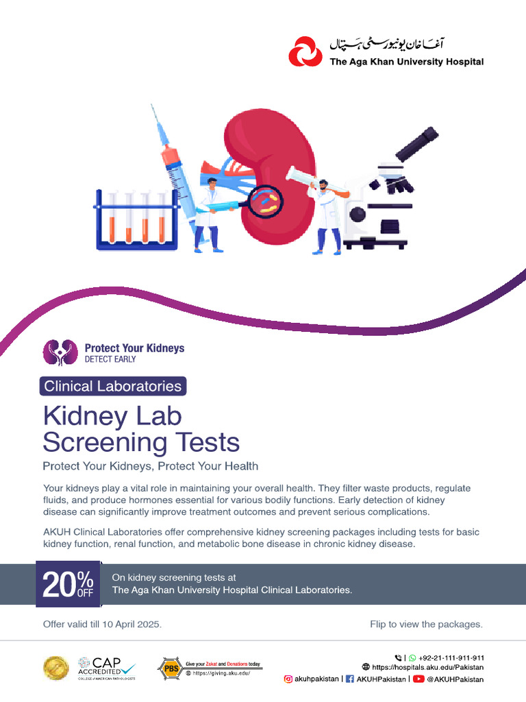 World Kidney Day - Lab Packages | PDF