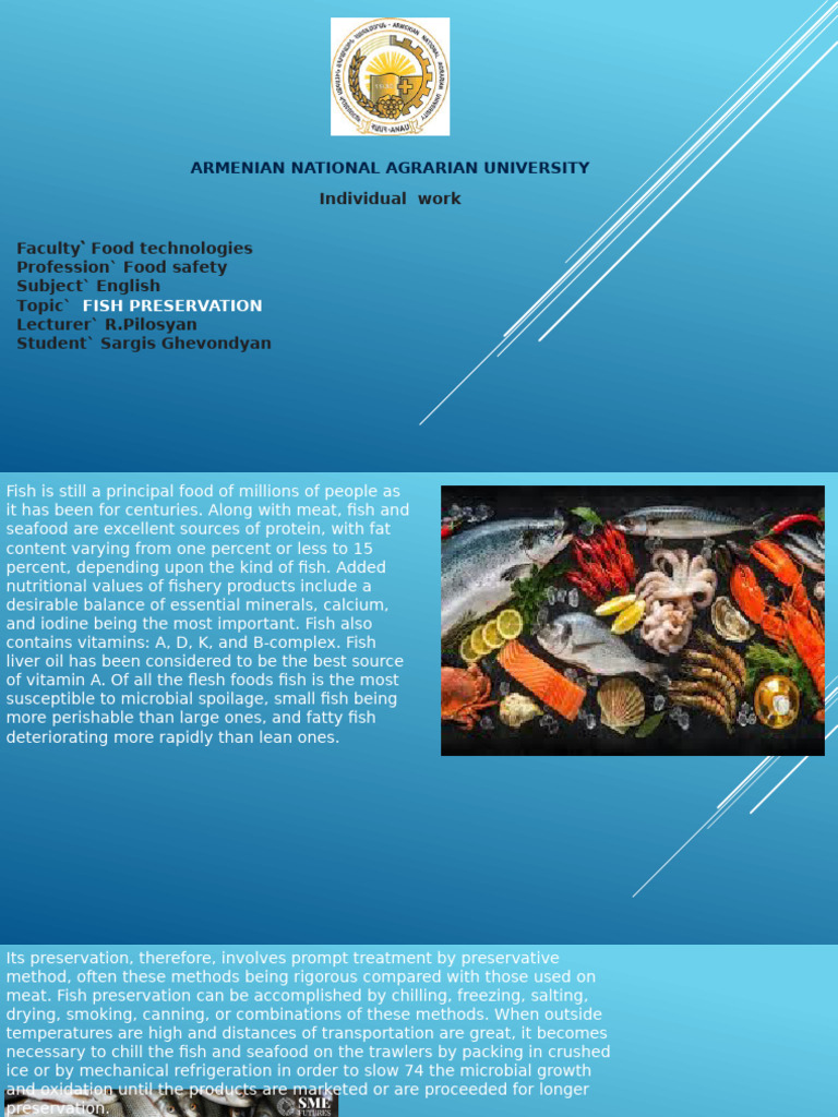 Презентация1 | PDF | Food Preservation | Curing (Food Preservation)