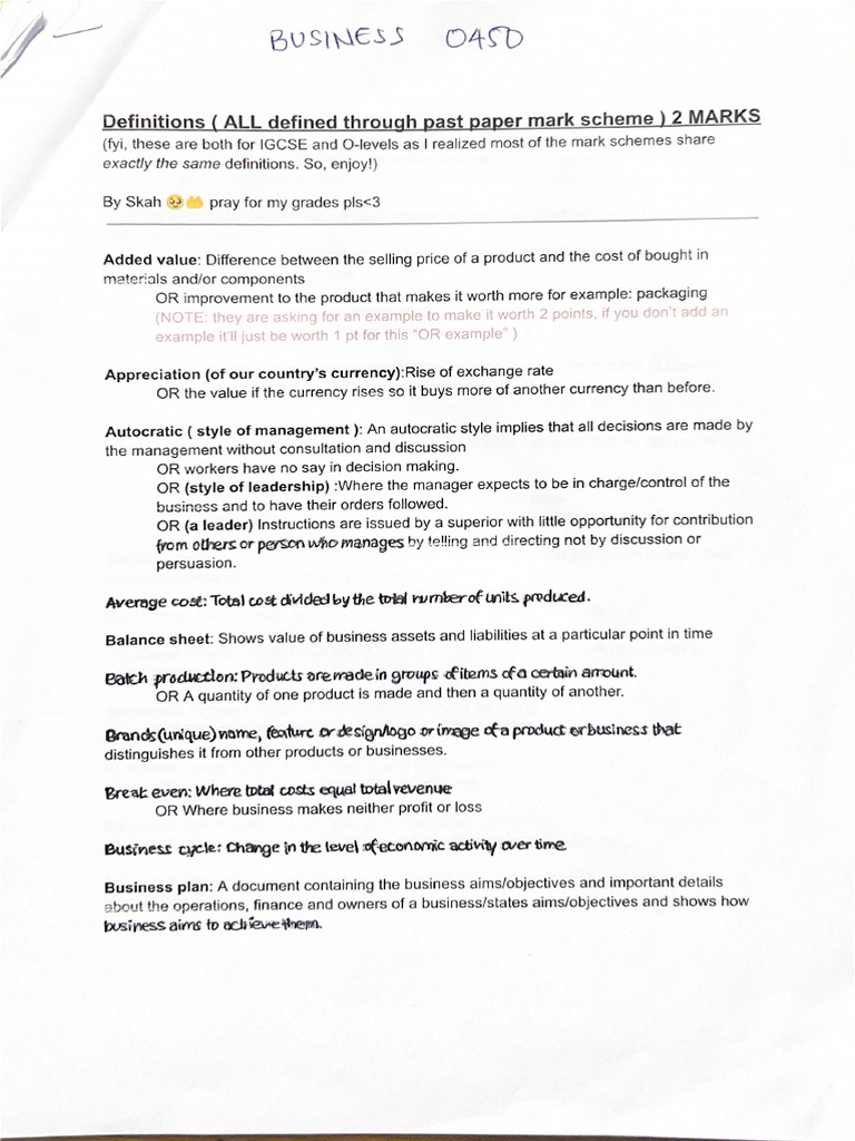 Business 2markers | PDF