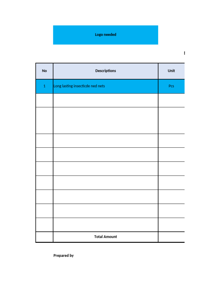 1.stocks and Inventory List - Sample Format | PDF