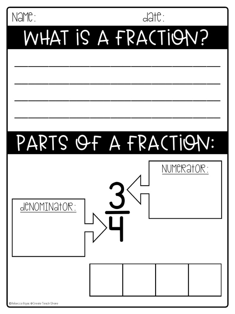 Fraction Printables | PDF