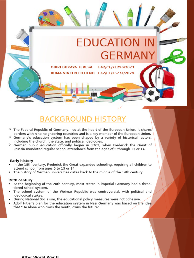 Overview of Germany's Education System | PDF | Schools | Educational Stages