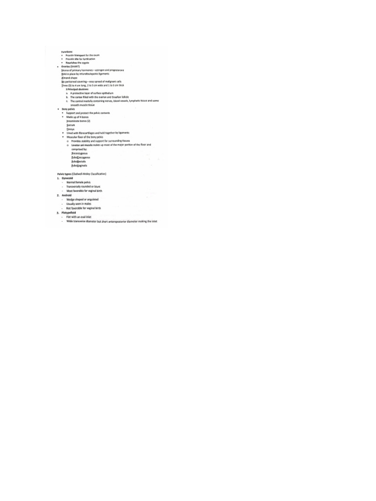 Pelvic Types | PDF