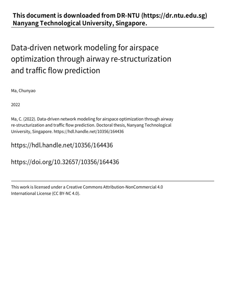 Thesis MaChunyao | PDF | Air Traffic Control | Instrument Flight Rules
