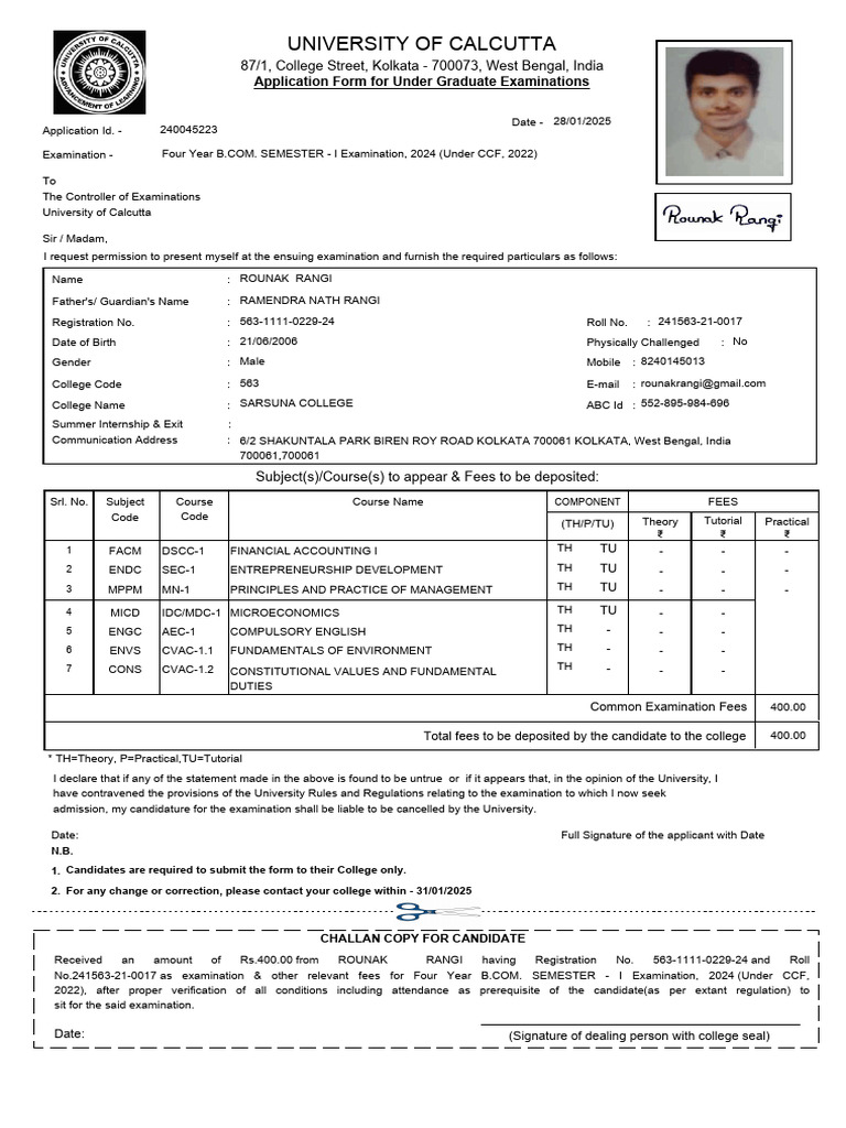 Enrolment - Form - 563 1111 0229 24 - 28 01 2025 - 20 26 | PDF ...