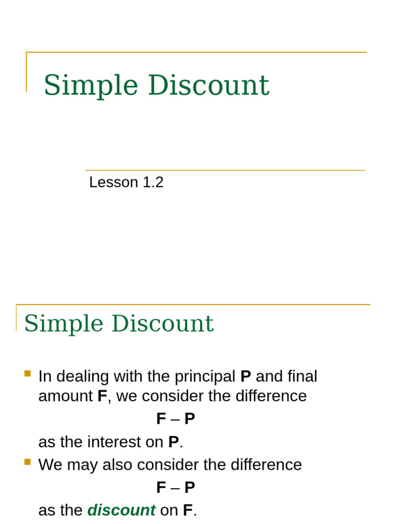 Business Math Lesson 1.2 | PDF