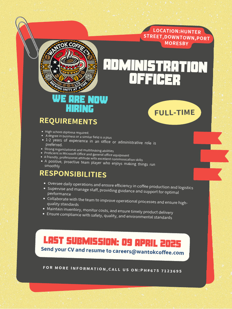 Adiministration Officer Advertisement | PDF