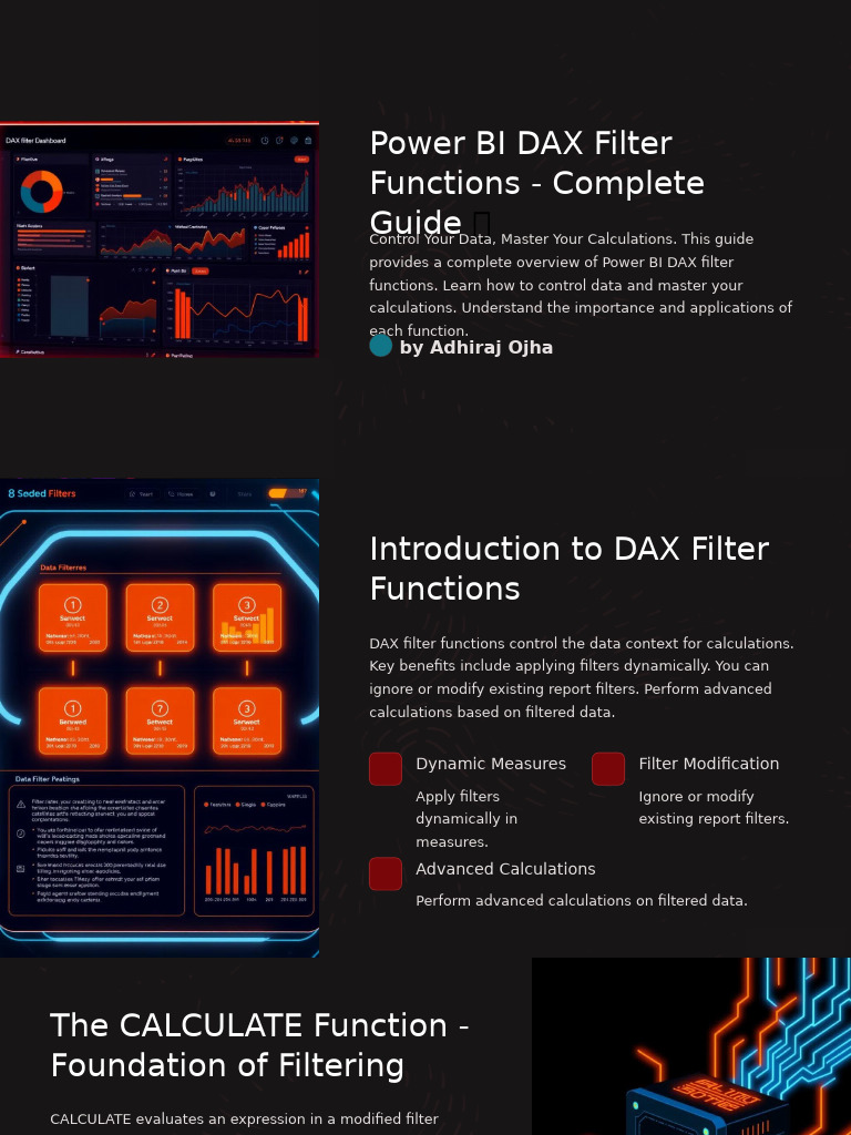 Updated Power BI DAX Filter Functions | PDF | Function (Mathematics) | Data