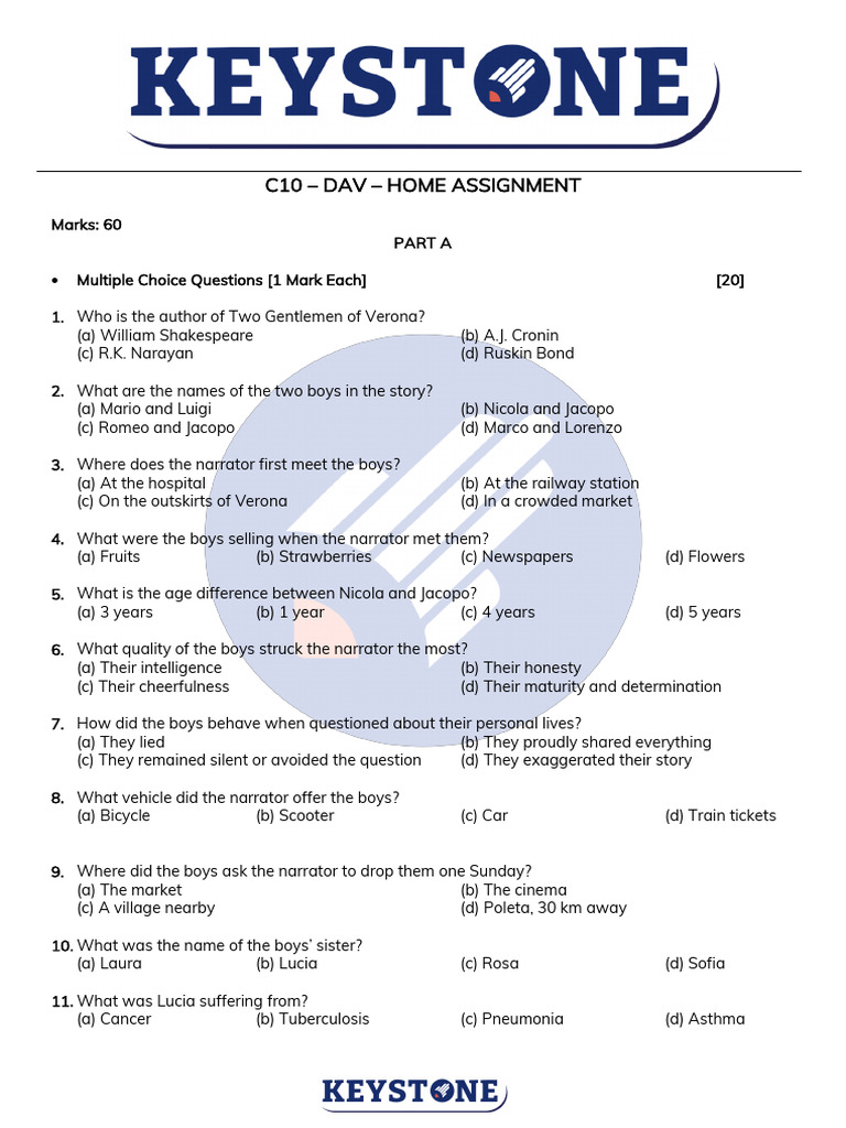 C10 - Dav - Home Assignment (Q) | PDF
