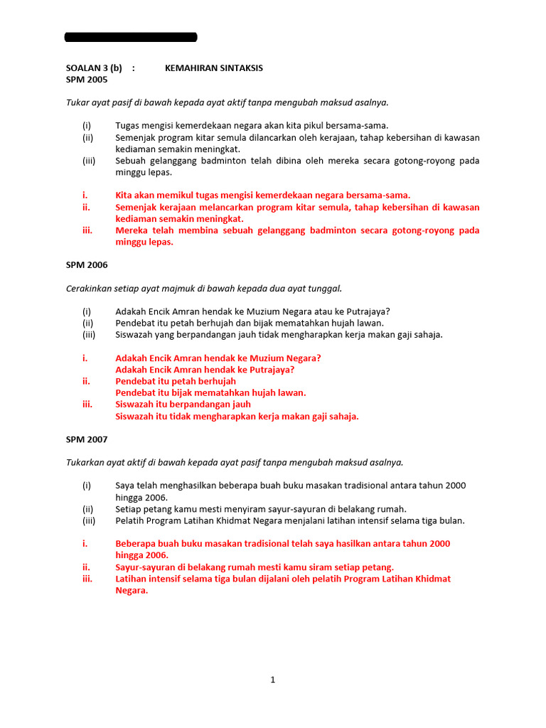 Jawapan 3b 1 | PDF