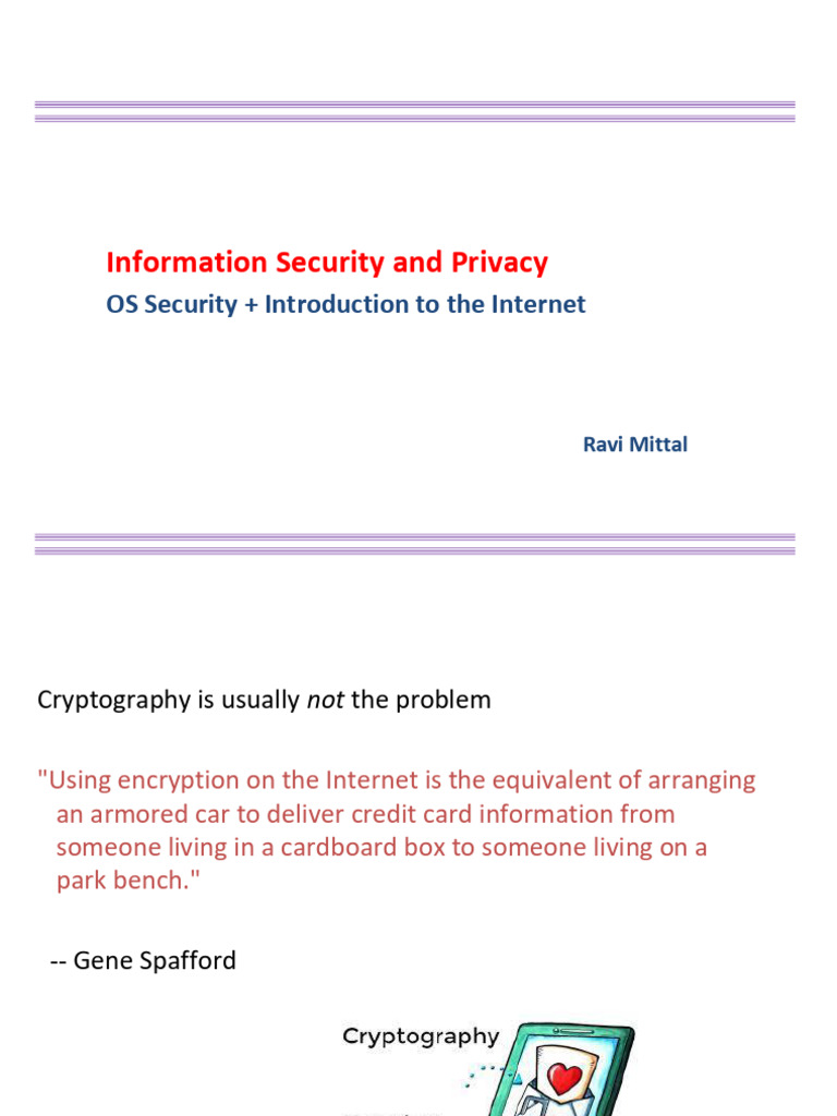 OS Security - an Introduction | PDF | Computer Network | Operating System