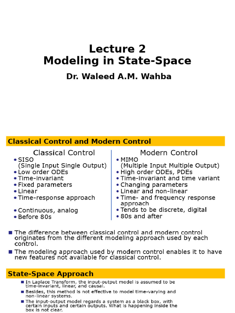 2 State Space Pdf