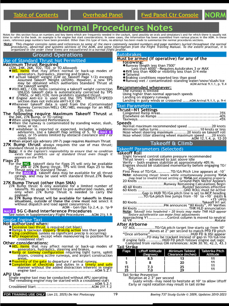 Boeing 737 Study Guide (Rick Townsend) - Part 2 | PDF