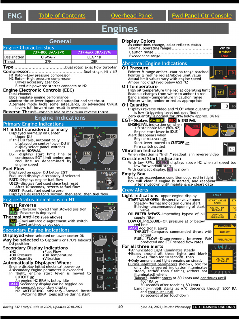 Boeing 737 Study Guide (Rick Townsend) - Part 3 | PDF