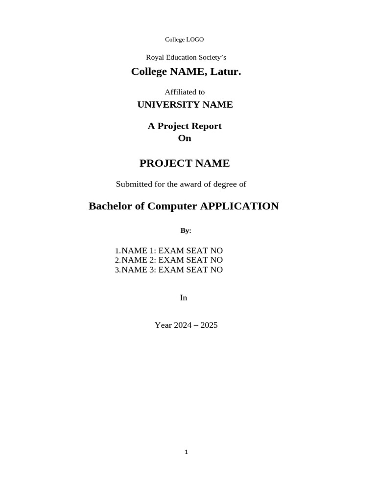 ProjectL Report - Sample | PDF | Usability | Databases