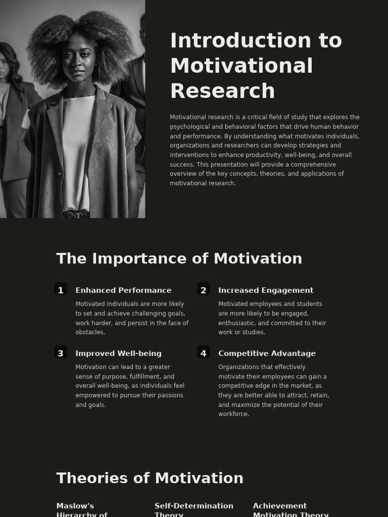 Introduction-to-Motivational-Research | PDF | Motivational | Motivation