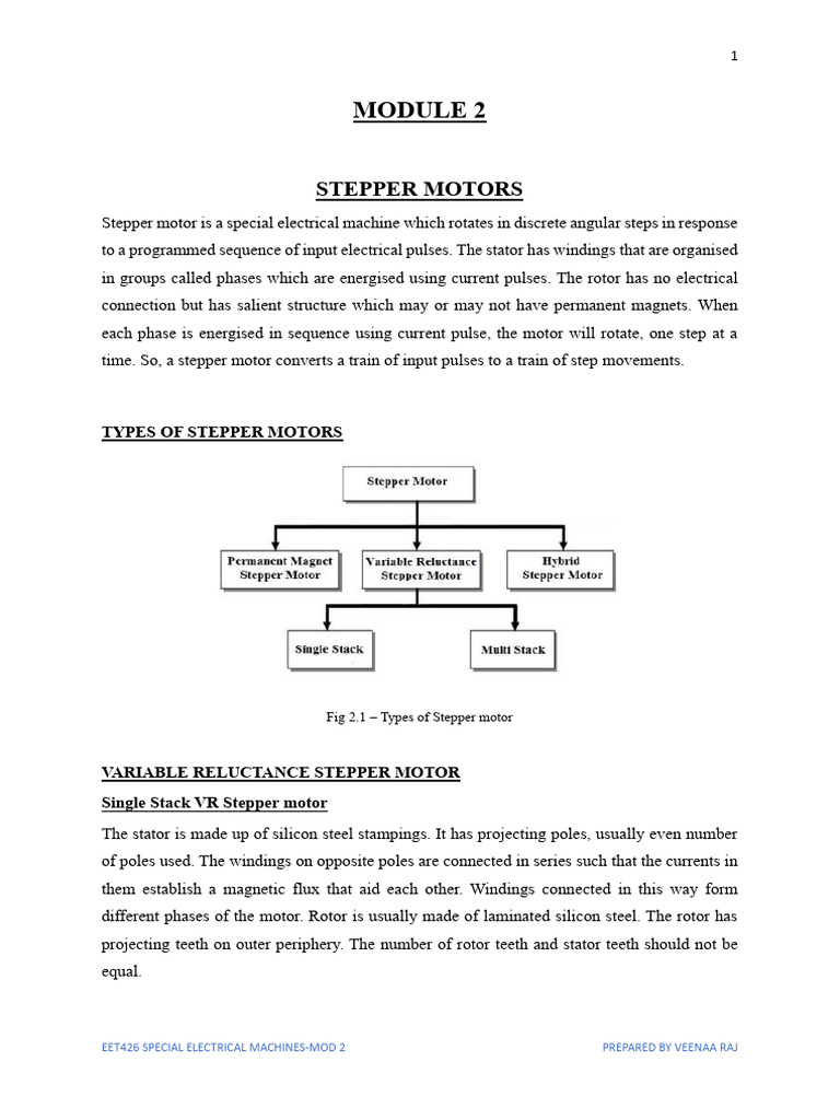 Module 2 Full Notes With Numericals | PDF | Electric Motor ...