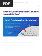 ULS and SLS Load Combinations Guide | PDF | Building Engineering ...