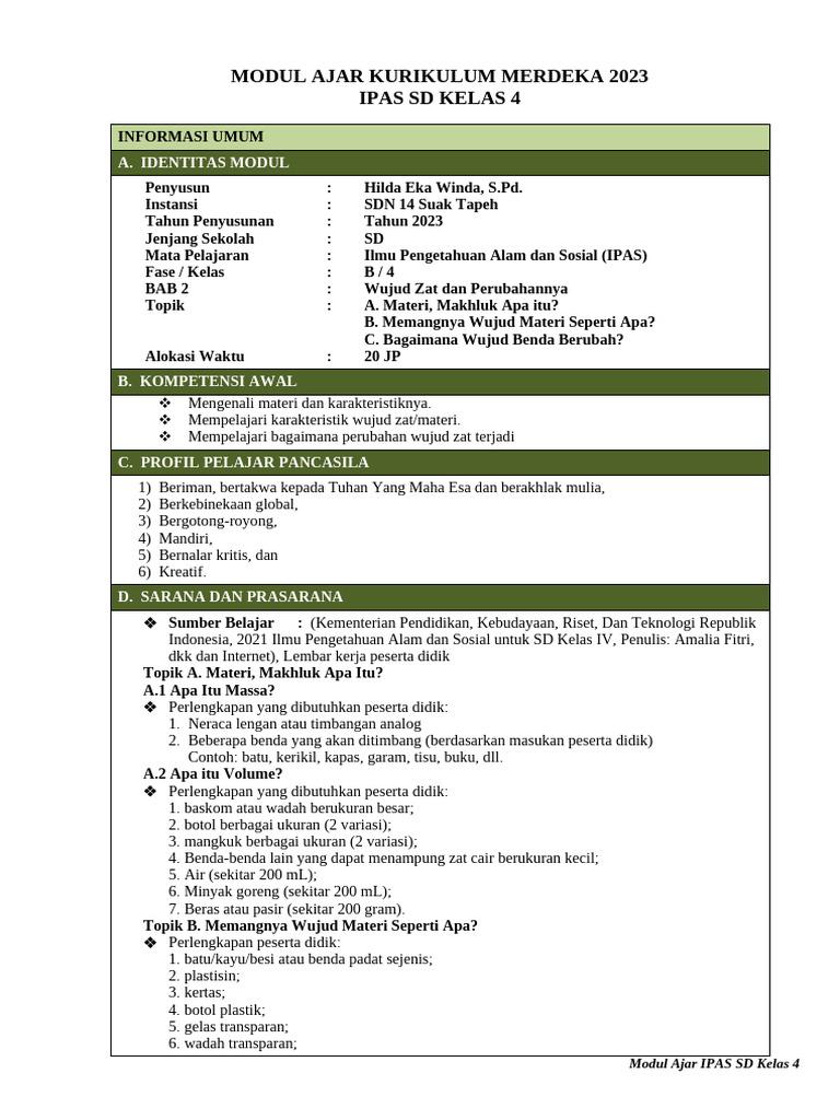 Ma Ipas K4 Bab 2 | PDF