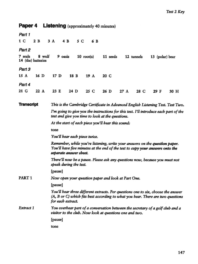 Transcript - 2.2 Listening | PDF