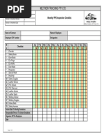 VFL Safety Management Checklist | PDF | Safety | Occupational Safety ...