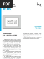 Manuale Istruzioni cronotermostato Perry DECRNN005