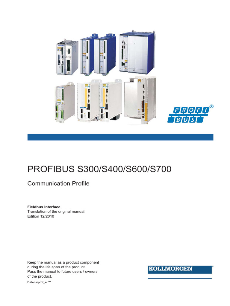 S300 400 600 700 Profibus - Communication - Profile - en US - RevA ...