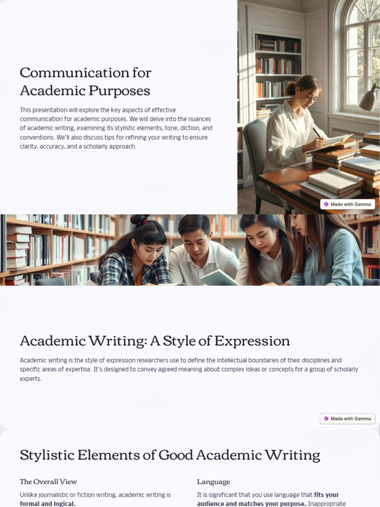 Communication For Academic Purposes | PDF | Bias | Jargon