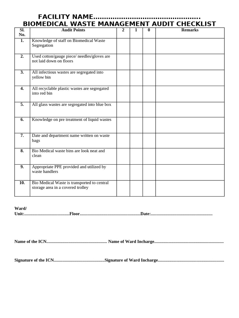 BioMedical-Waste-Audit | PDF