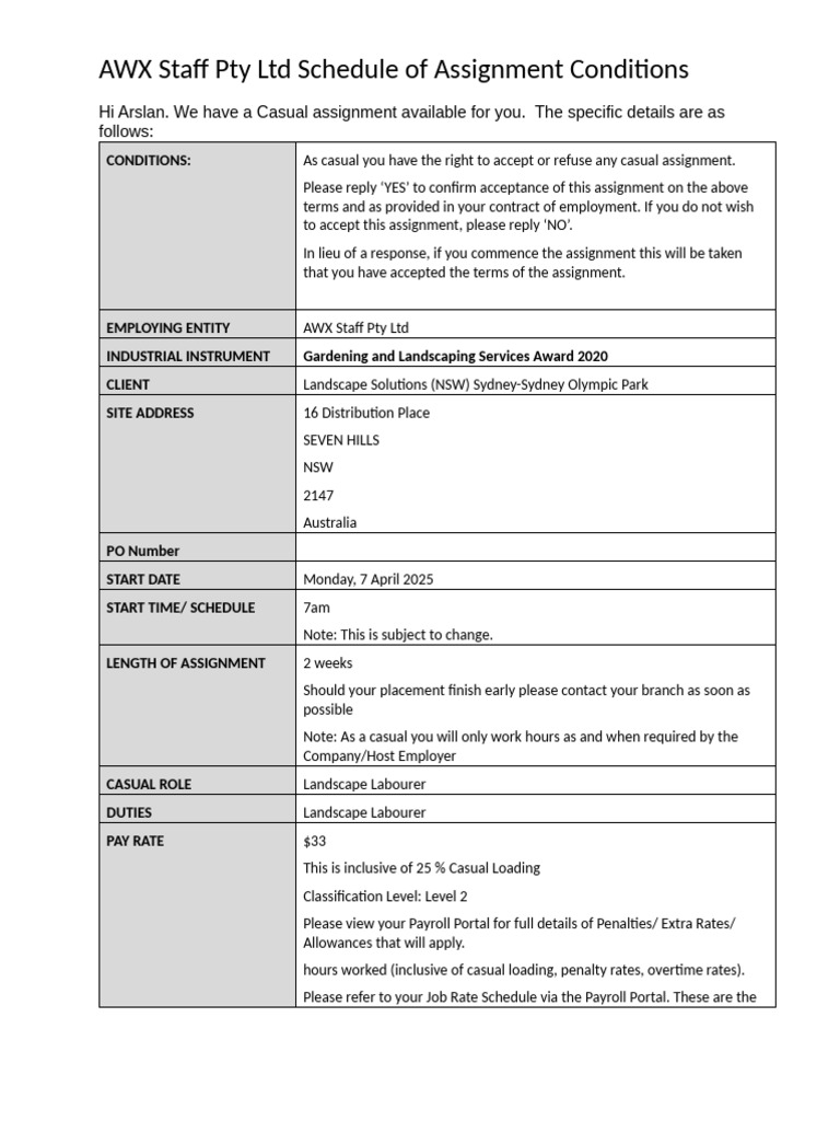 SAC Form - Placement Notification | PDF | Labor Relations | Labor